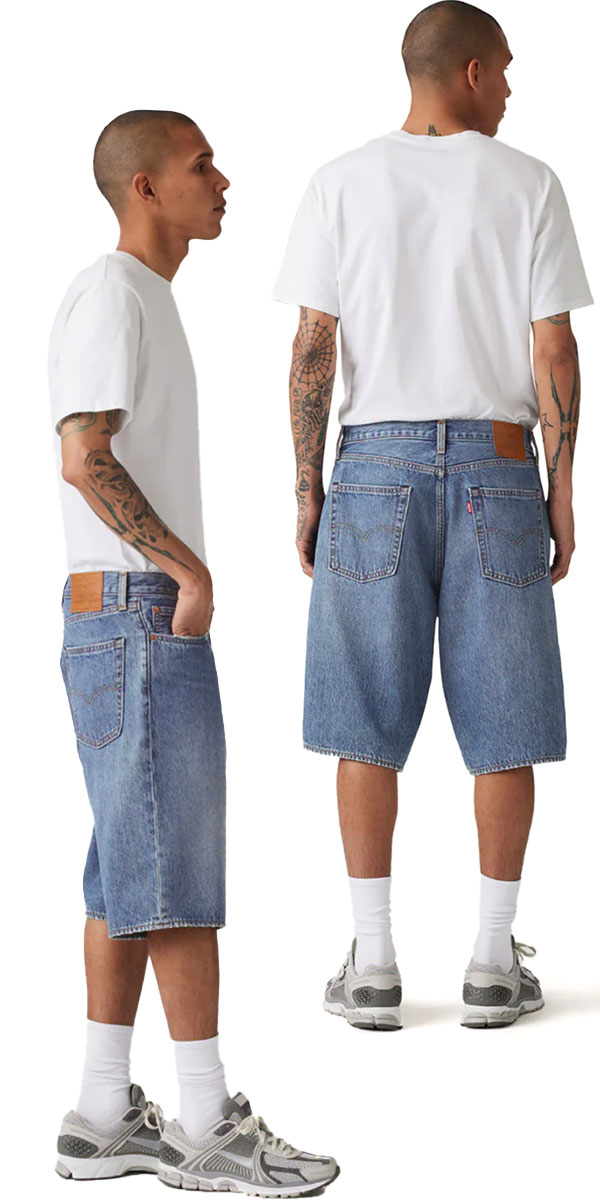 リーバイス 478 バギー ショートパンツ ハーフ ミディアムインディゴ